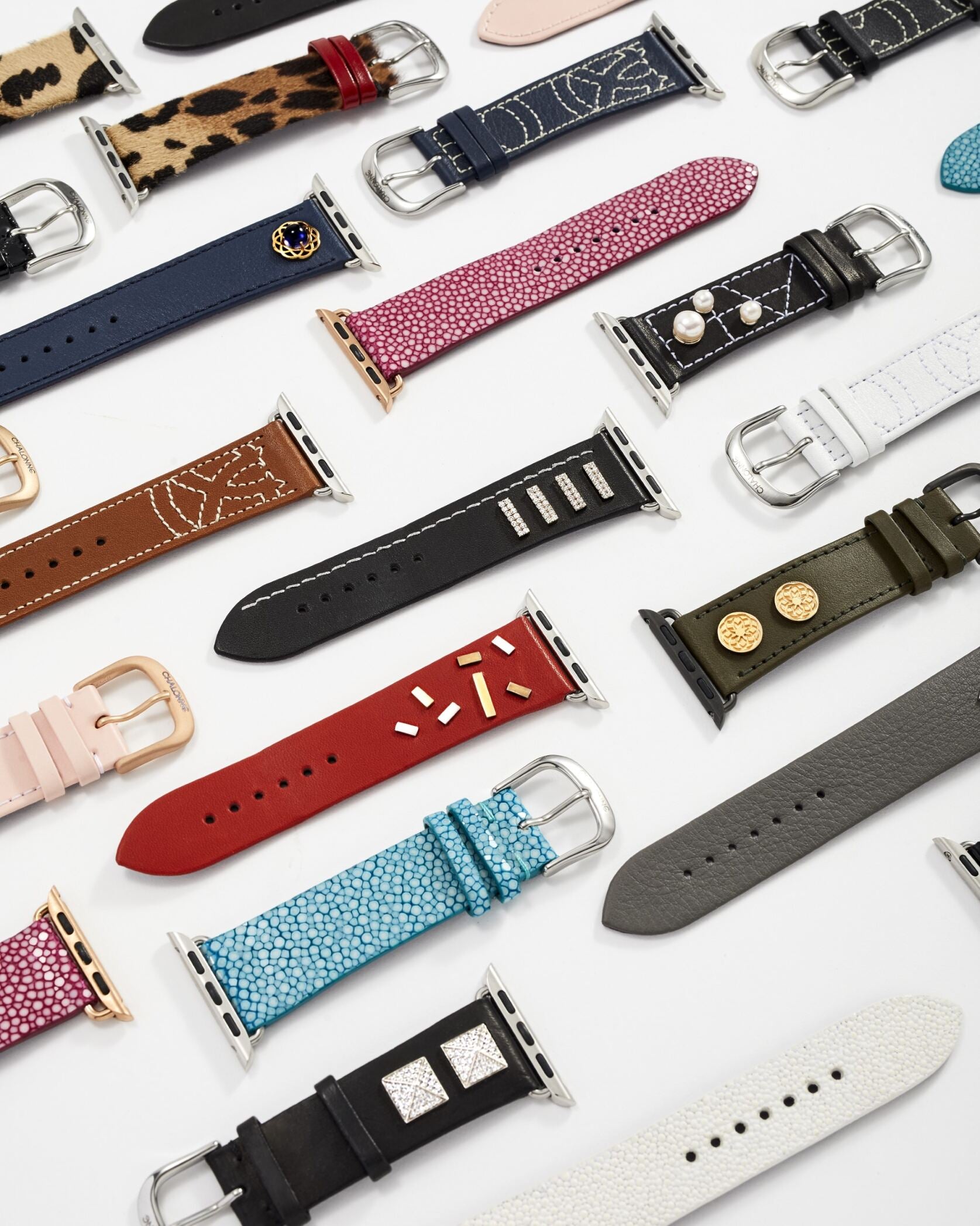 Leather Luxury Apple Watch Bands - Chalonne